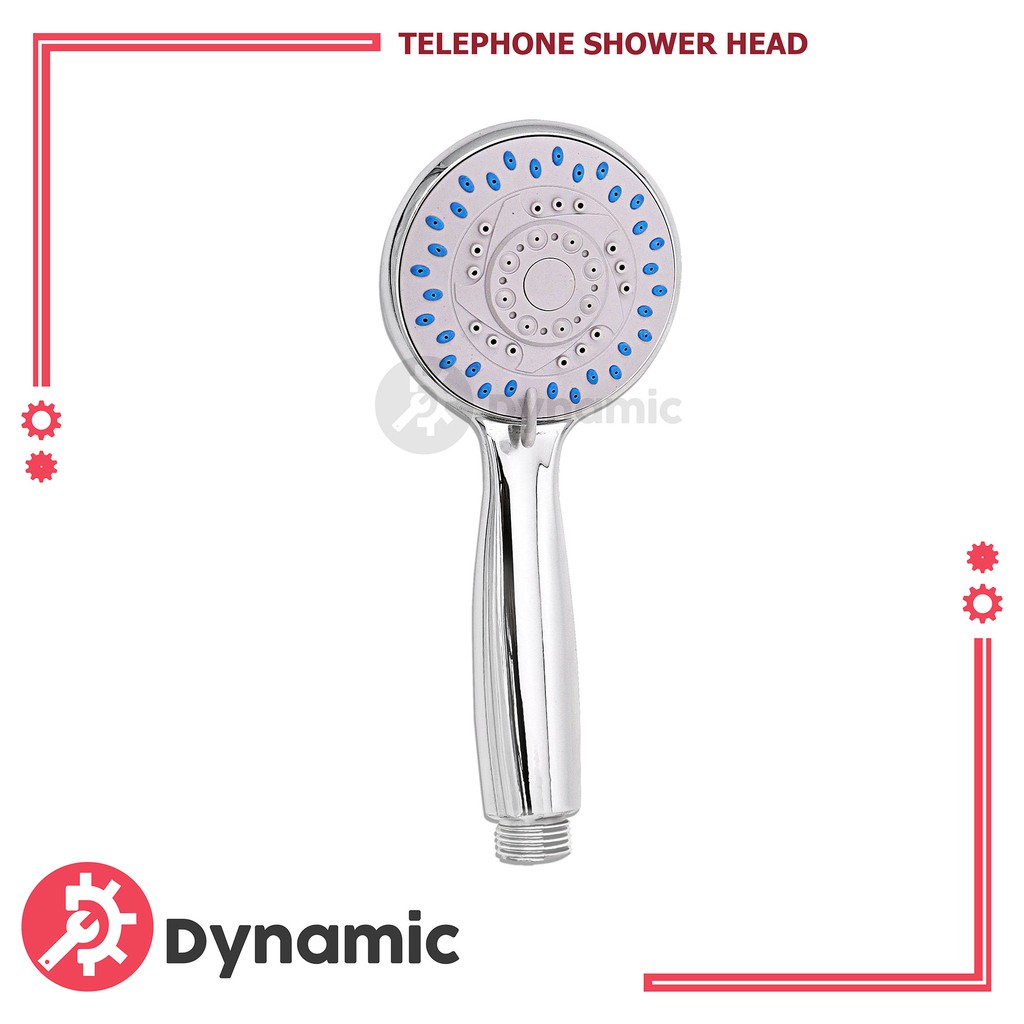 Dynamic Handheld Telephone Shower Head Round | Shopee Philippines