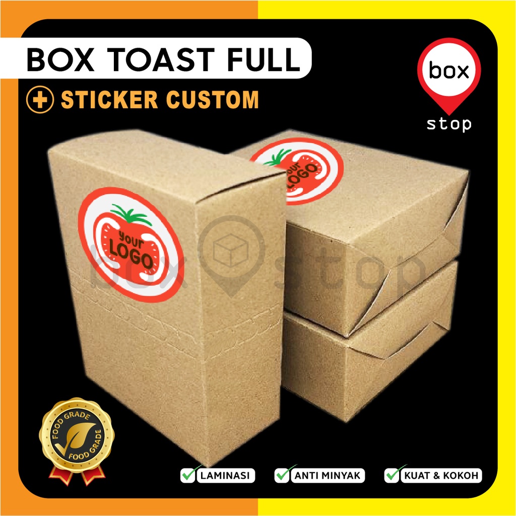 Toast Box - Toast Box - Toast Box | Full - Brown KRAFT+Custom Sticker ...