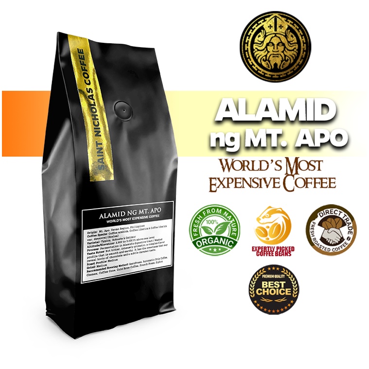 Saint Nicholas Alamid ng Mount Apo - World's Most Expensive Coffee ...