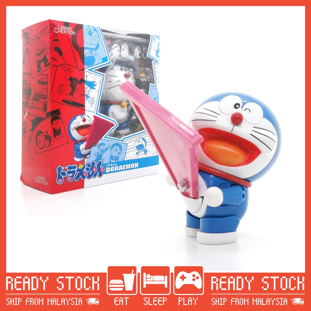 Bootleg Anime 10cm SHF Doraemon Robot Spirit 103 Action Figure Moveable ...