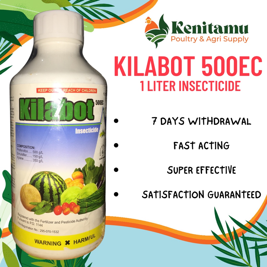 KILABOT 500EC 1 LITER INSECTICIDE BY: VANN HAWK | Shopee Philippines