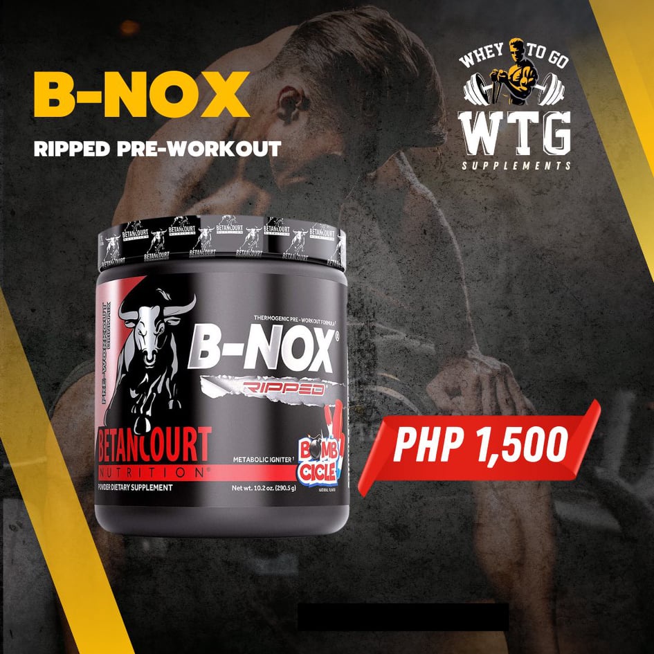 Betancourt Nutrition B Nox Ripped Pre Workout Thermogenic Activator