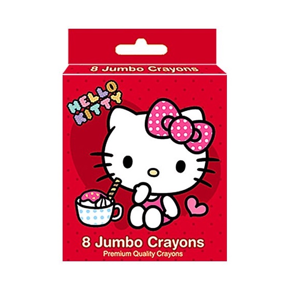 Sterling Disney Hello Kitty Jumbo Crayons 8 Colors | Shopee Philippines