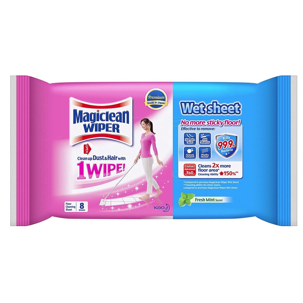 Magiclean Wiper Stick / Dry Sheet / Wet Sheet value pack | Shopee ...