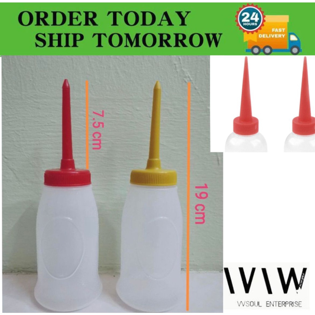 Plastic Squeeze Oil Filter Bottle /Botol Sos Kicap Minyak Singer /Tebal ...
