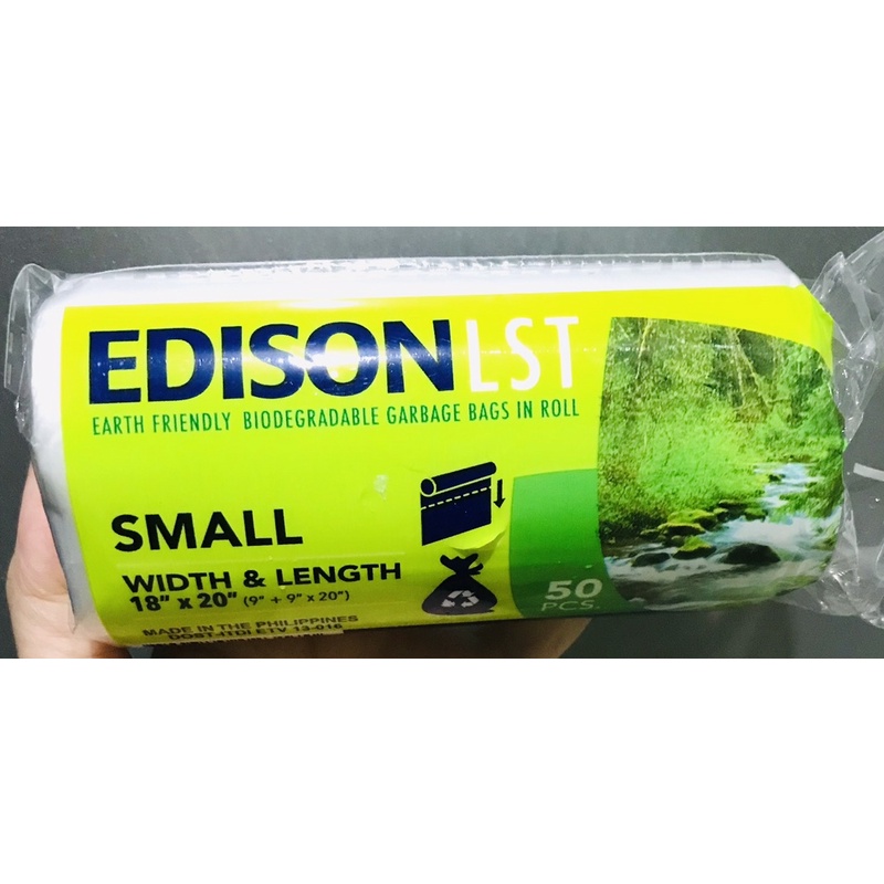 Edison Small Garbage Bags 18” x 20” (50pcs) | Shopee Philippines
