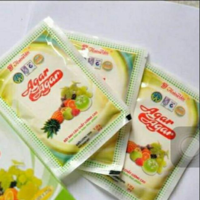 10 packs of agar agar jelly powder 25g (10 packs x 25gr) | Shopee ...