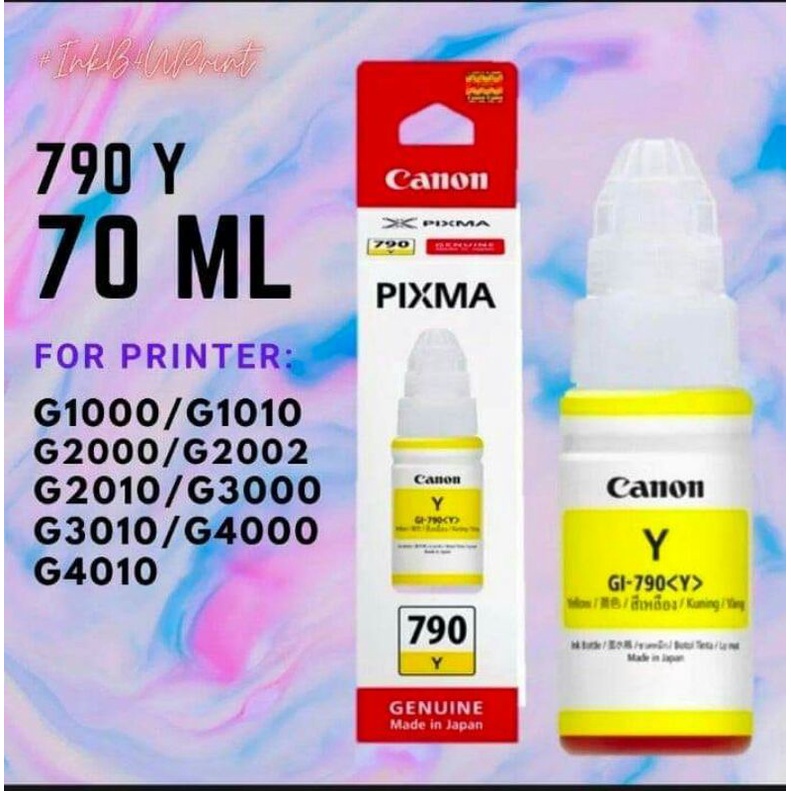 CANON PIXMA GI 790 YELLOW | Shopee Philippines