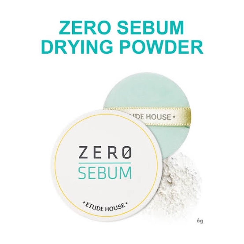 ETUDE H Zero Sebum Drying Powder ORIGINAL MADE IN KOREA | Shopee ...