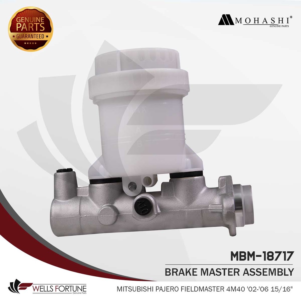 MITSUBISHI PAJERO FIELDMASTER 4M40 2002 - 2006 BRAKE MASTER ASSEMBLY MB ...