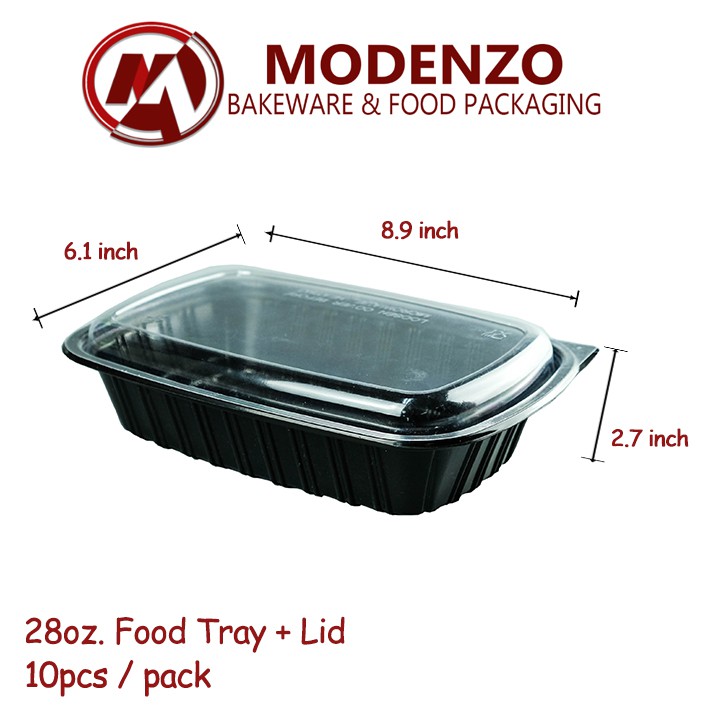 MP5760 - 28oz. Food Tray + Lid (10pcs per pack) | Shopee Philippines