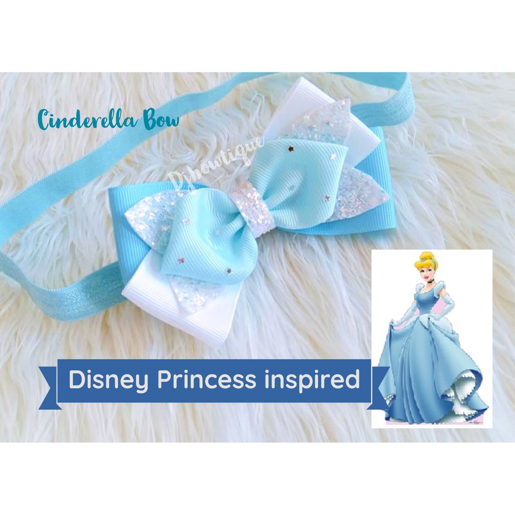 Dj Bowtique EXCLUSIVE Cinderella Bow Disney Princess inspired Hair ...