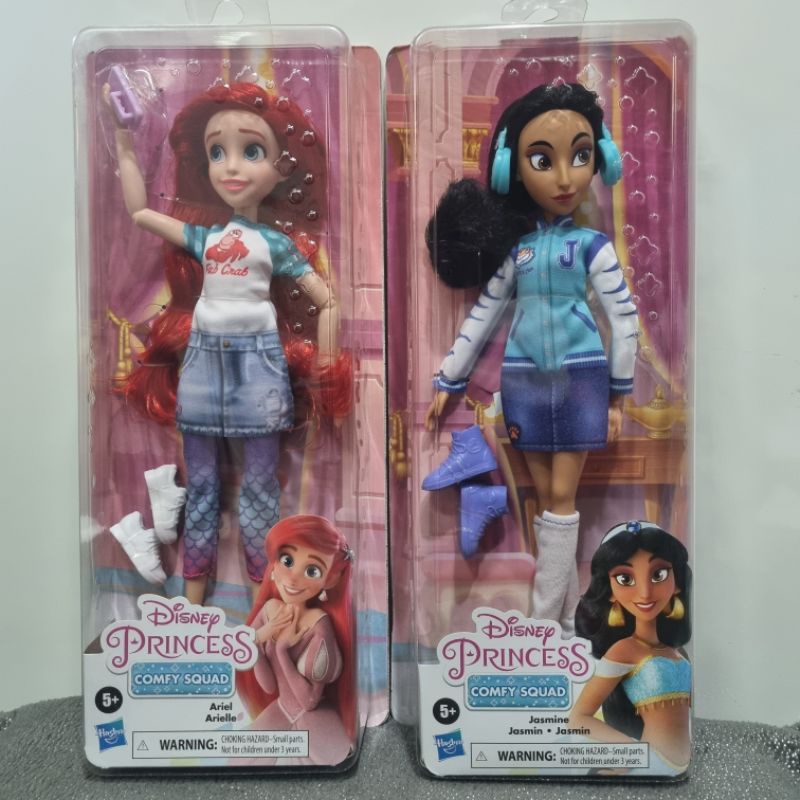 Hasbro Disney Princess Comfy Squad: Ariel, Jasmine, Aurora, Cinderella ...