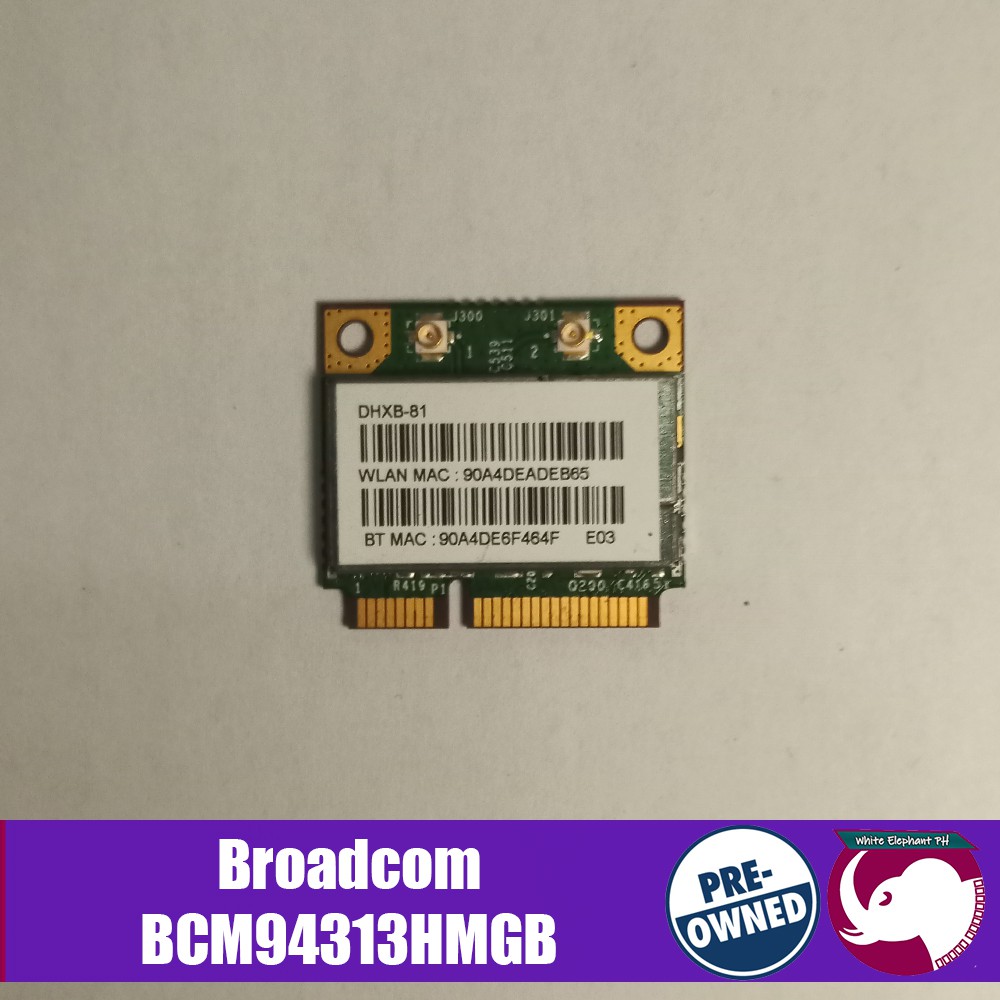 Broadcom BCM94313HMGB Laptop Wi-Fi Bluetooth Module | Shopee Philippines