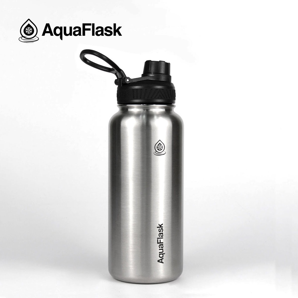 Aquaflask (32oz) Wide Mouth with Cap Lid Vacuum Insulated Drinking ...