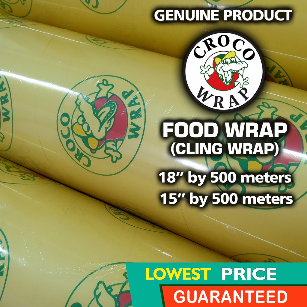 Food Wrap / Cling Wrap Authentic CROCO 18 or 15 inches x 500 meters ...
