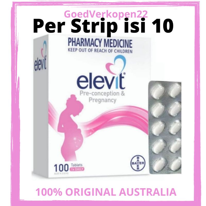 Elevit Retail PER STRIP - ELEVIT PREGNANCY AUSTRALIA | Shopee Philippines