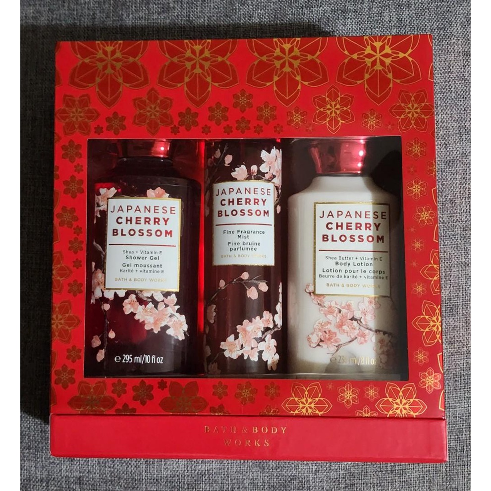Bath and Body Works | Japanese Cherry Blossom Gift Set | Shopee Philippines
