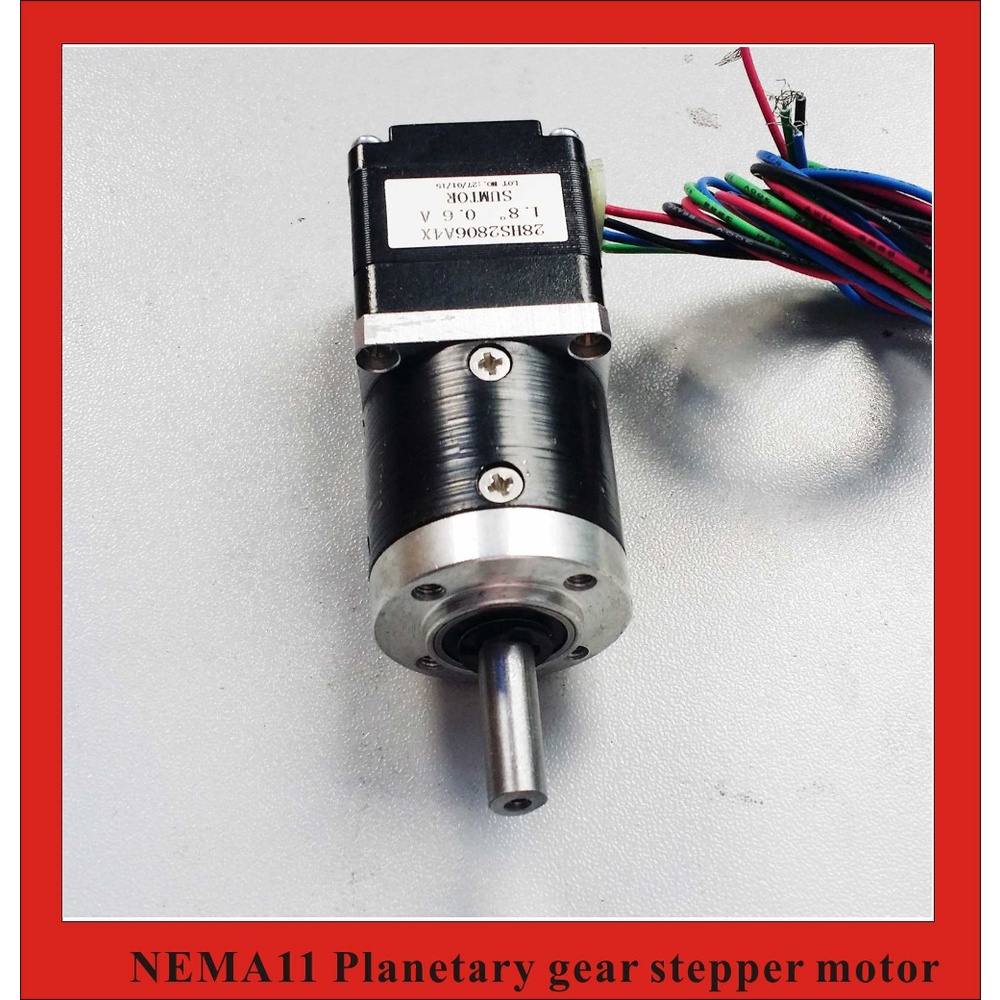 27:1 Nema11 Planet Reducer Stepper Motor length 28mm Nema 11 Geared Stepper Motor | Shopee ...