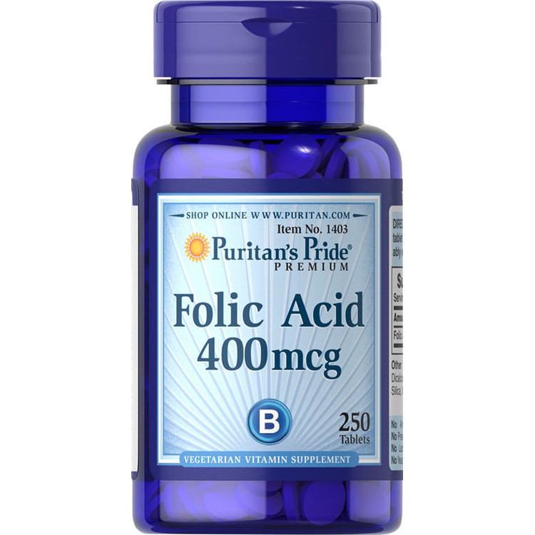 Folic Acid 400mcg 250 tablets Brain & Memory Enhancer | Shopee Philippines