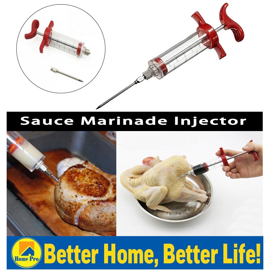 【Fast Delivery】Meat Sauce Injector Flavor Marinade Injector BBQ Tool ...