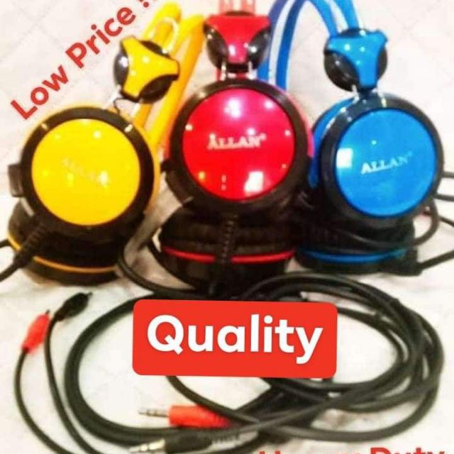 Gaming Headset w/ Mic (Allan) ( Heavy Duty @ Lowest Price !!! | Shopee ...