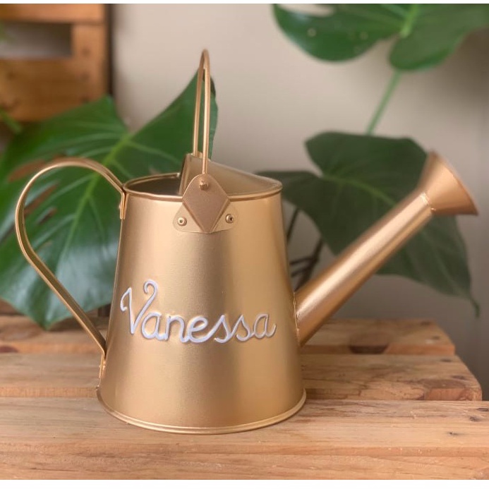 Personalized Watering Can 2L - Gold [Little Bee's Garden] | Shopee ...