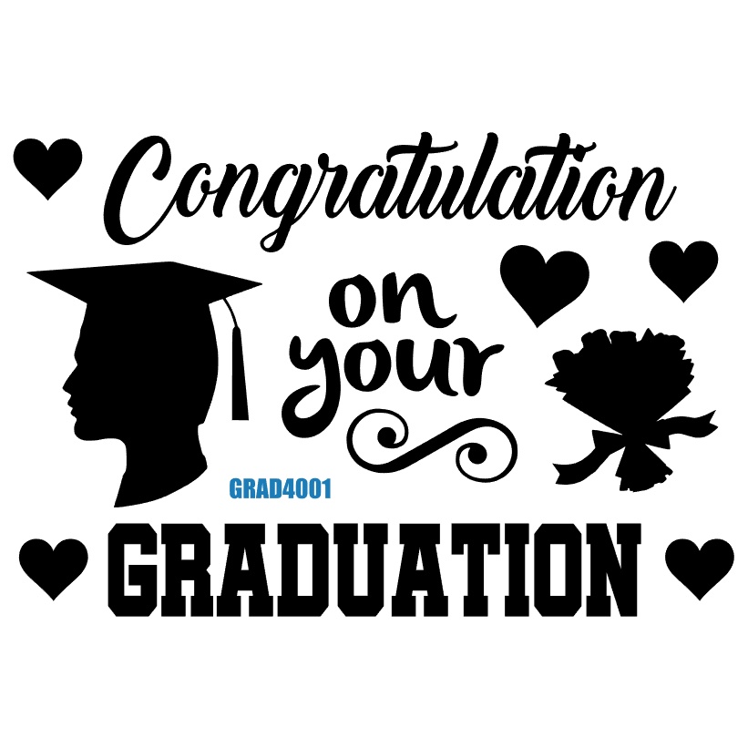STICKER SUPRISE BOX/AQUA BALLOON - CONGRATS CONGRATULATION GRADUATION ...