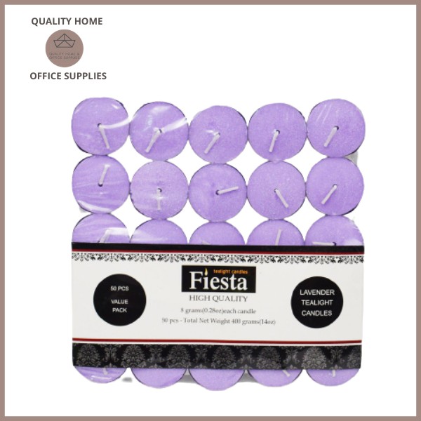 Fiesta Lavender Tea Lights Scented Candle For Room Bedroom Room Decor ...