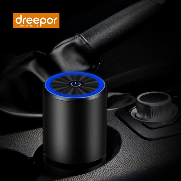 Dreepor Car Air Purifier USB Vehicle Air Cleaner 360 Degree Anion ...