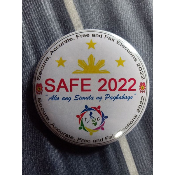 SAFE 2022 BUTTON PIN for PNP | Shopee Philippines