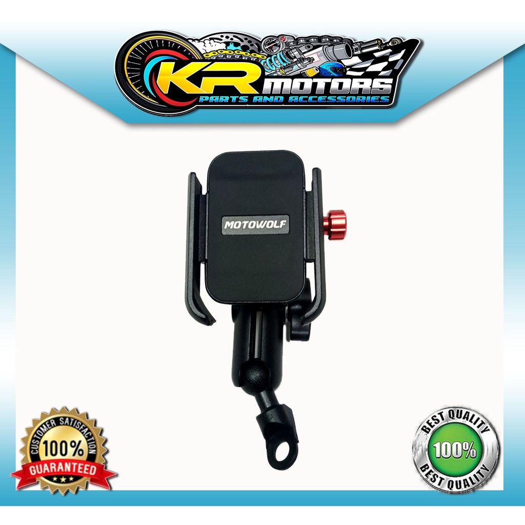 Motowolf Phone Holder V3 for Motorcycle Accessories / Pro Grip Phone ...