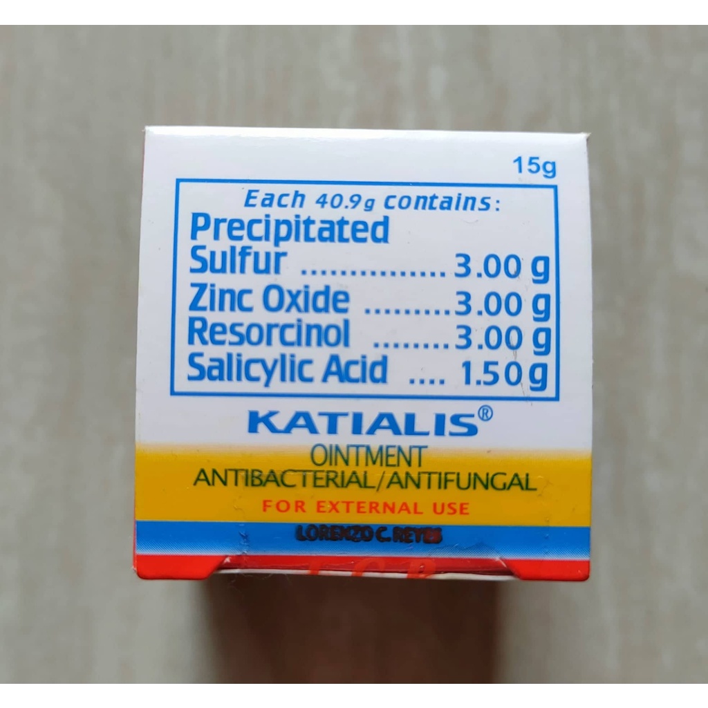 Katialis Ointment Zinc Oxide Salicylic 15g / 30g | Shopee Philippines