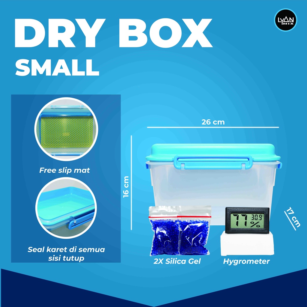 Dry box - SMALL silica gel hygrometer Drybox for storing Mirrorless ...