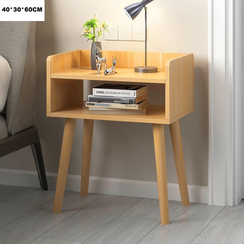 Modern 2 Layers Bedside Table Minimalist Home Bedside Table Desk Side ...