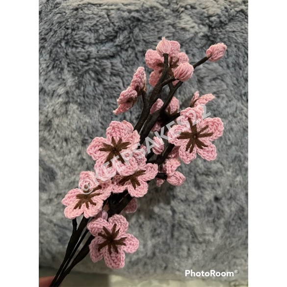 Crocheted Cherry Blossom (Sakura) | Shopee Philippines