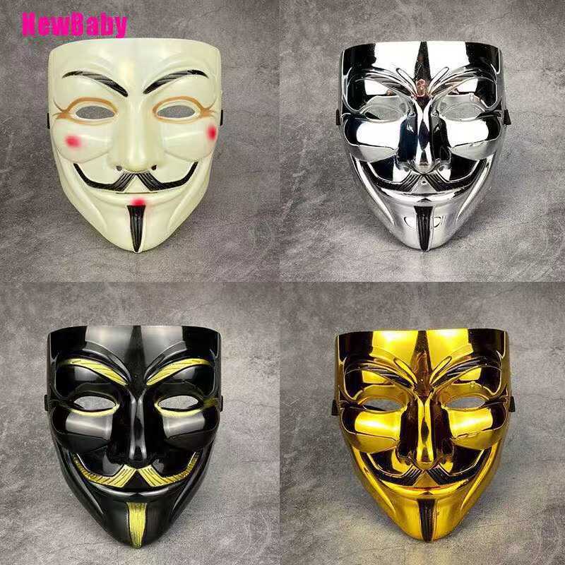 Anonymous Hacker Vendetta Fawkes Halloween Masquerade Party Mask ...