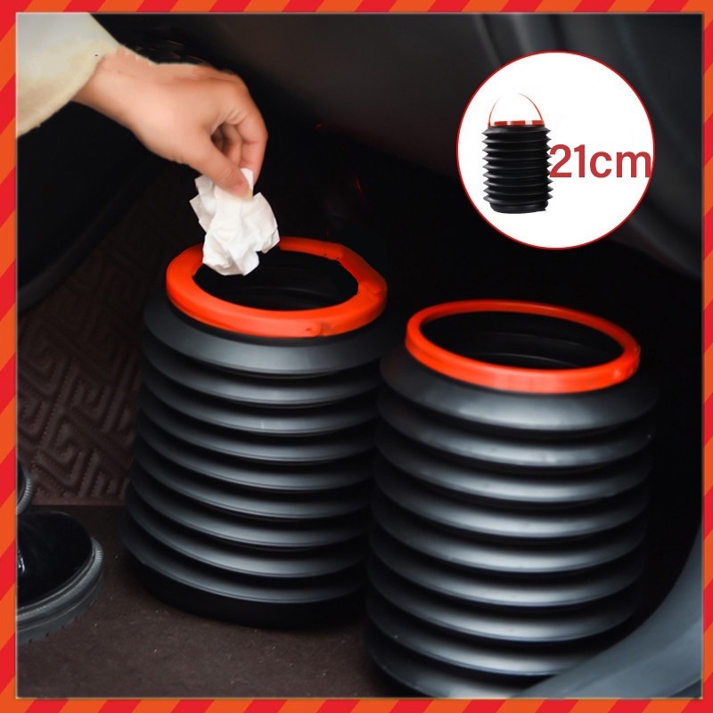 Universal Fold Car Trash Can Automobile Rubbish Bin Garbage Storage ...
