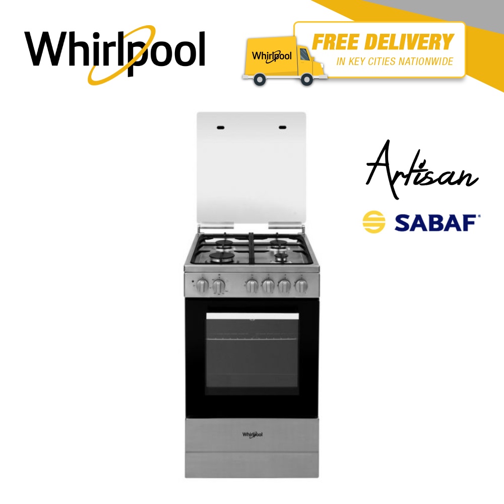 Whirlpool 50 cm 4 Gas Burners Cooking Range ACG540 IX (Stainless Steel ...