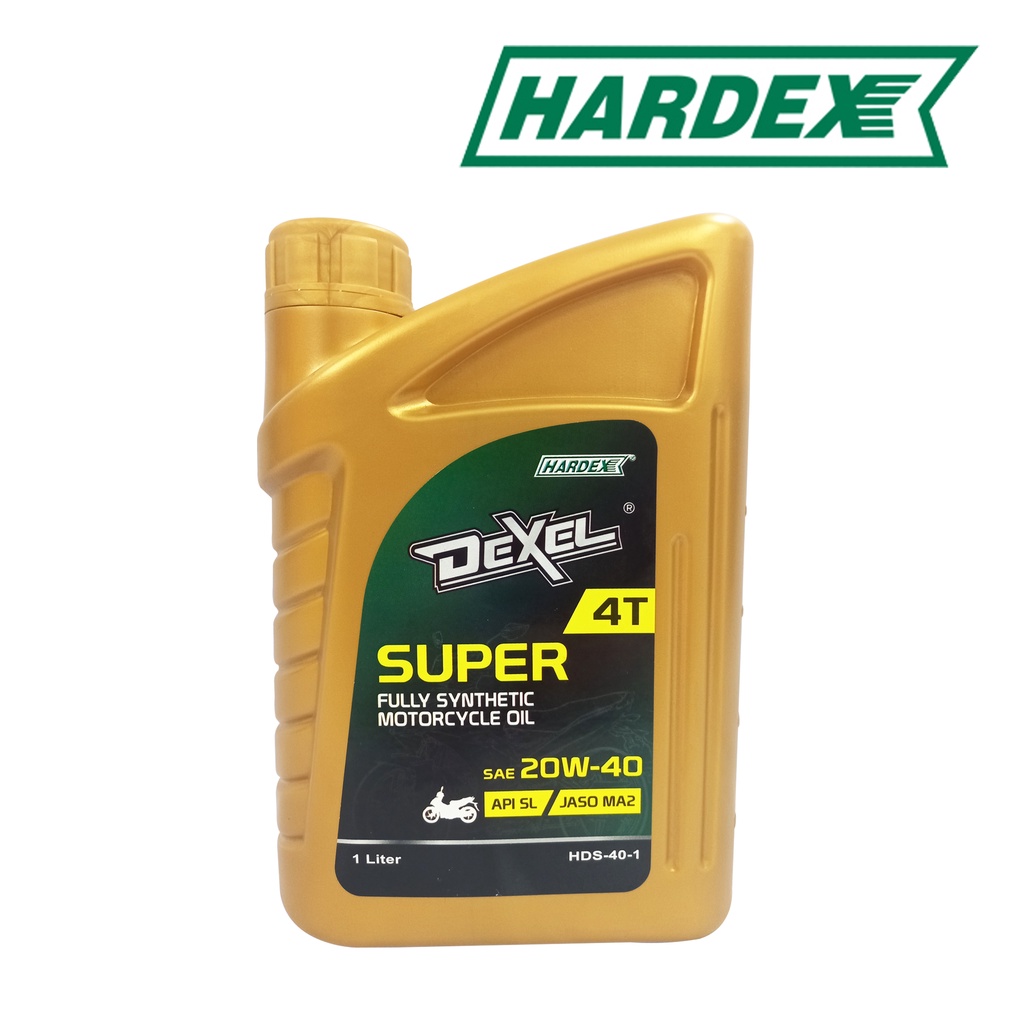 Hardex Dexel 4t Super Sae 20w-40 Fully Synthetic Motorcycle Oil (Hx Hd ...
