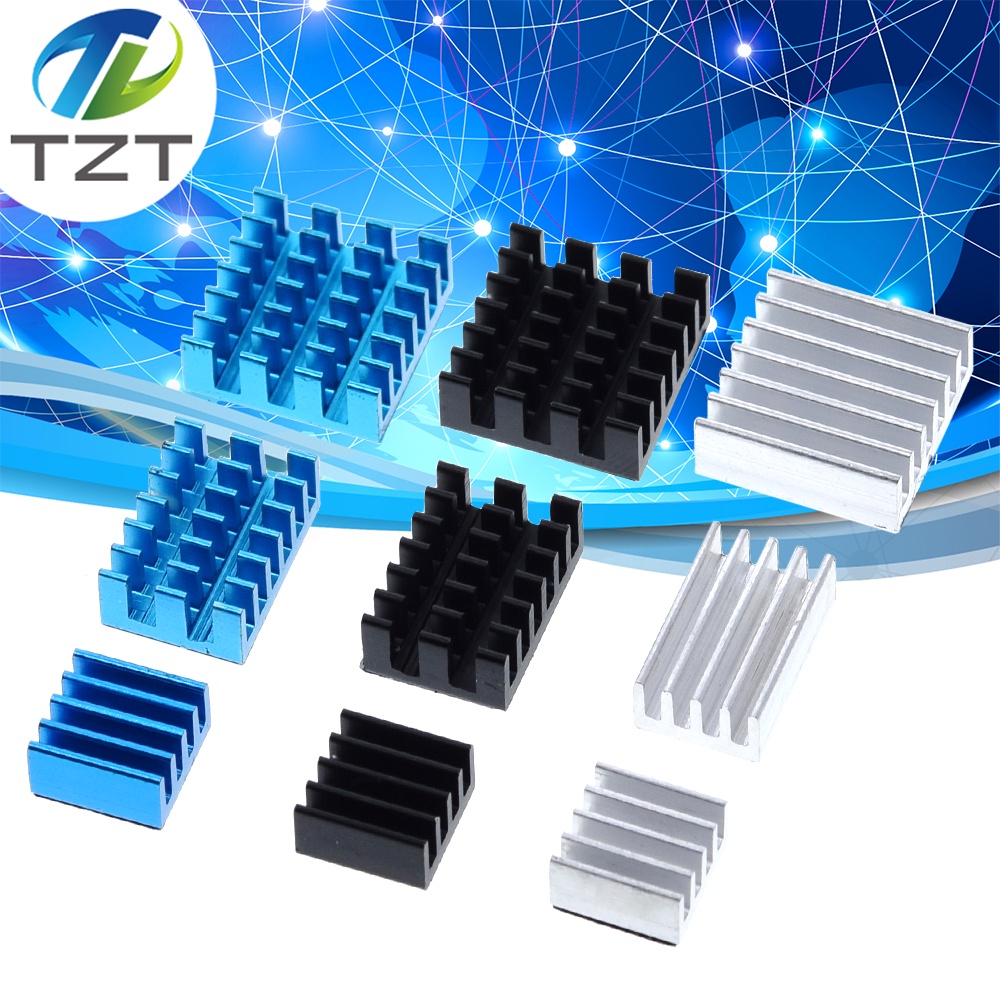 For Raspberry Pi 4 Heat Sink 3pcs Raspberry Pi 4B Aluminum Heatsink ...