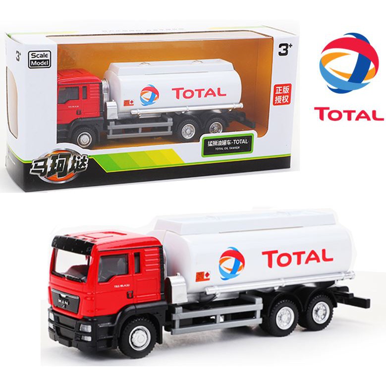 TOTAL Oil Tanker model die cast petrol fuel station collector birthday ...
