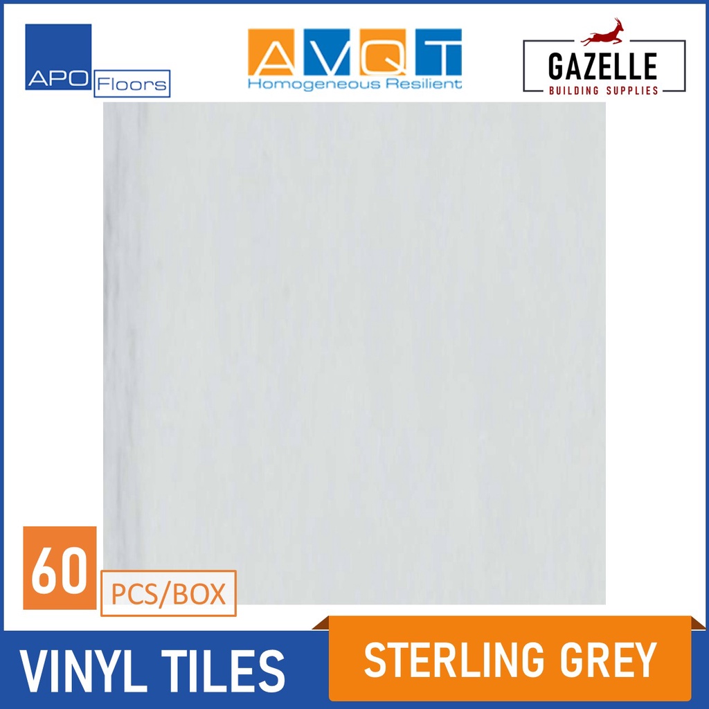 Apo Floor Vinyl Tiles AVQT (18 Colors Available) 1.3mm 60pcs / Box 11 ...