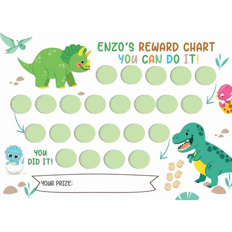 [COD] Personalized Laminated Reward Velcro Chart | Shopee Philippines