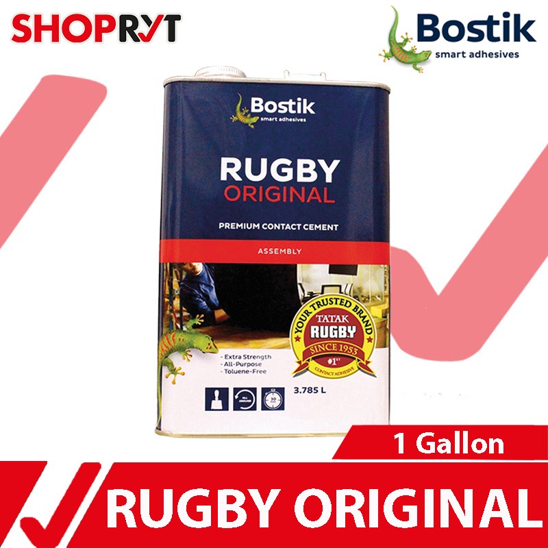 BOSTIK Rugby Original 4L - Bonding of rubber, leather, rubber foam ...