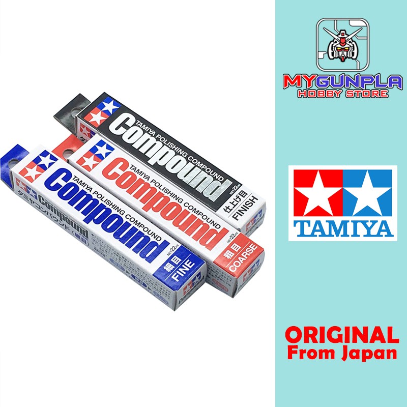 Tamiya Polishing Compound 22ml (Coarse, Fine, Finish) | Shopee Philippines