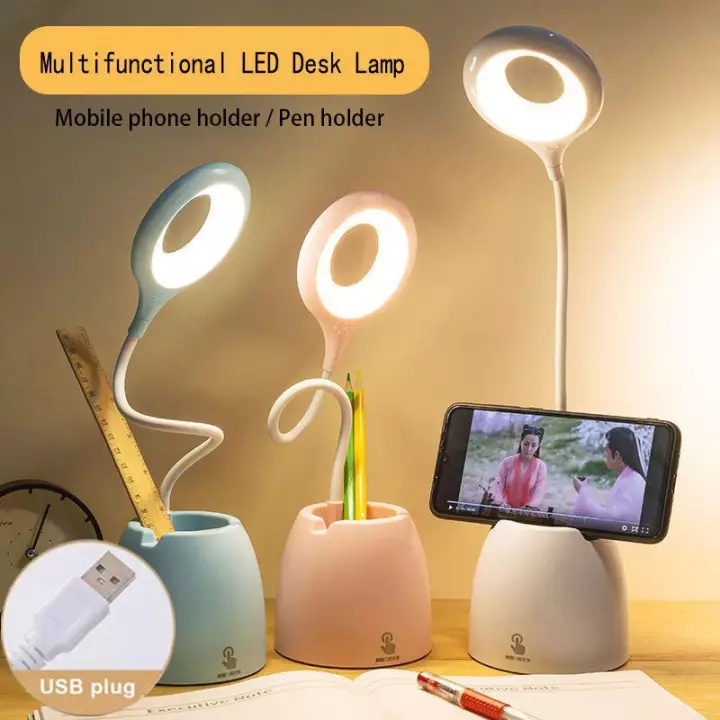 Table Lamp Desk Lamp Multi-Function Penholder Lamp Study lamp ...