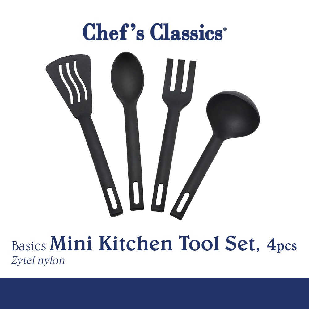Chef's Classics Basics Nylon Mini Kitchen Tool Set, 4pcs | Shopee ...