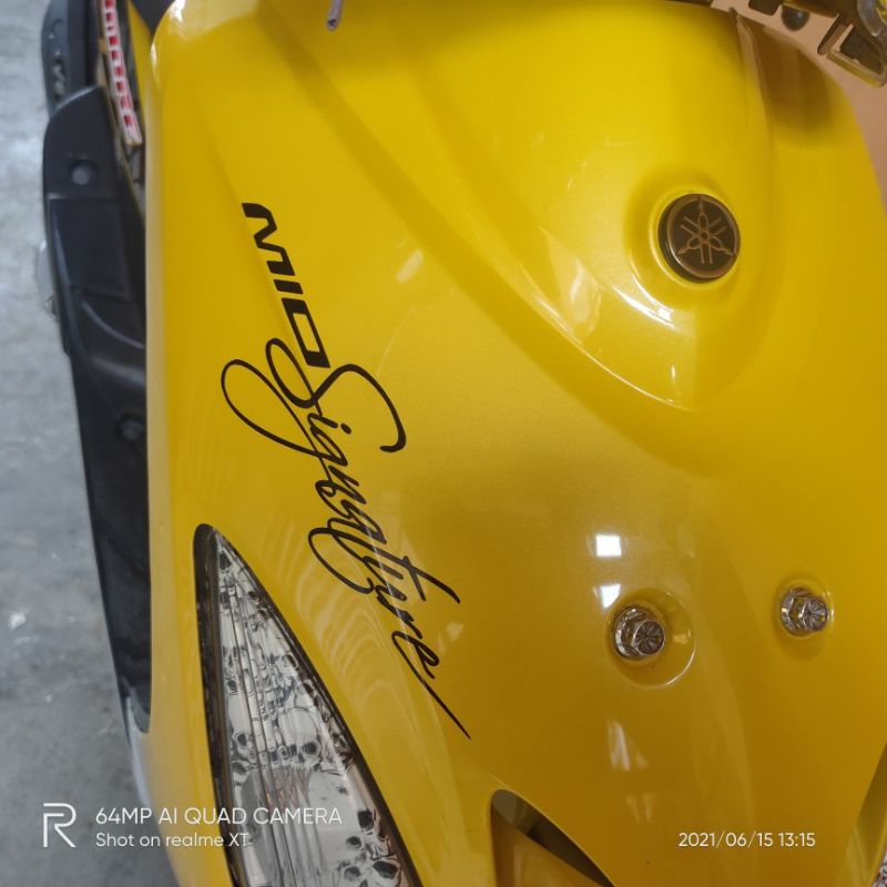 Mio Signature Sticker high quality sticker decal | Shopee Philippines