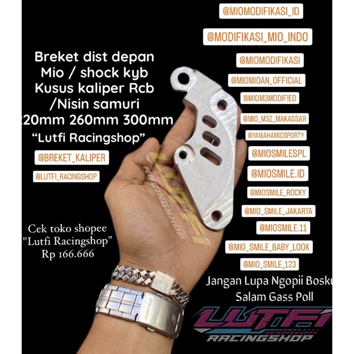 GANTUNGAN Bracket MIO Smile, MIO M3., MIO FINO Special caliper RCB ...